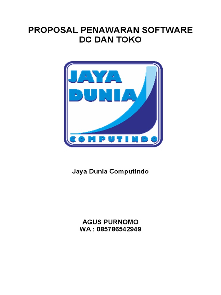Penawaran Software DC Dan Toko | PDF | Bisnis | Komputer