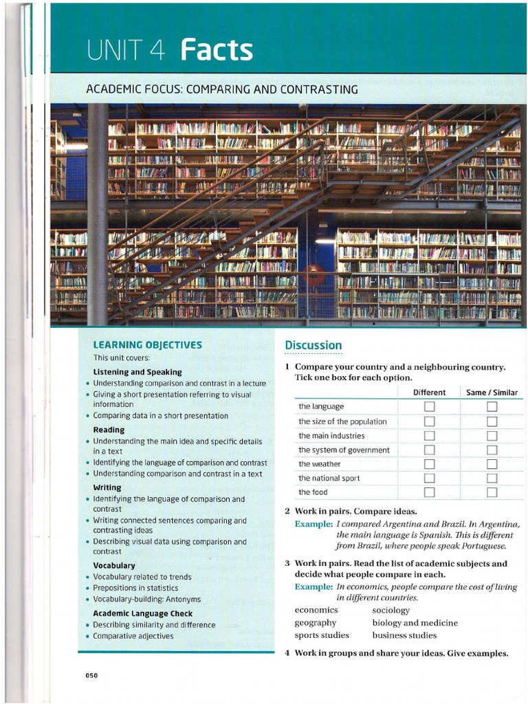 Oxford EAP B1 - Unit4 - Facts | PDF