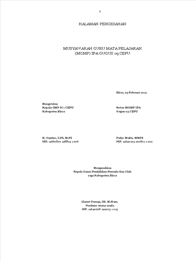 Dokumen - Tips - Proposal Studi Visit MGMP New | PDF
