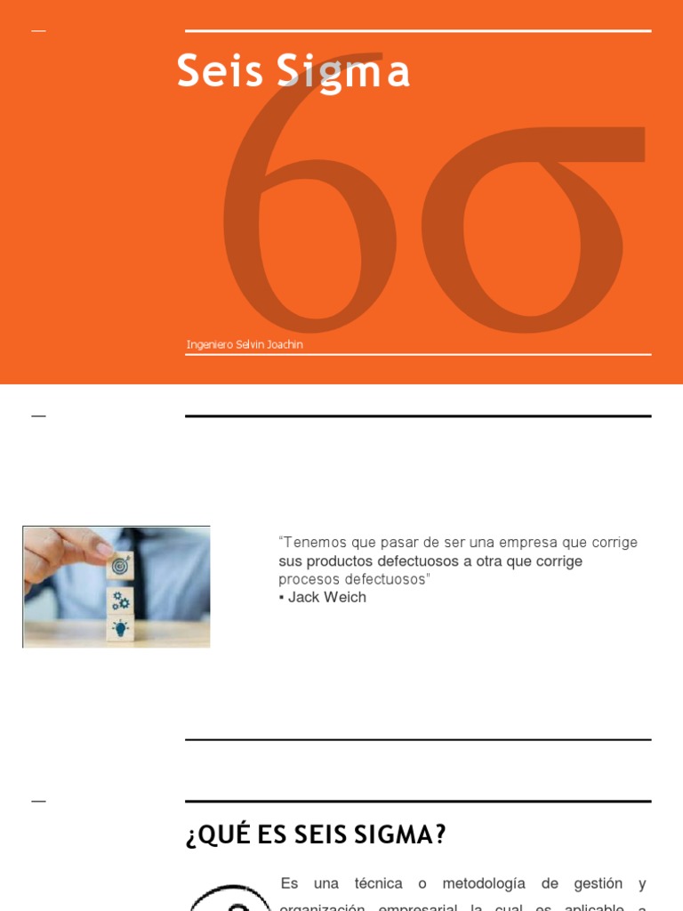 Presentación 5 Seis Sigma | PDF | Six Sigma | Business