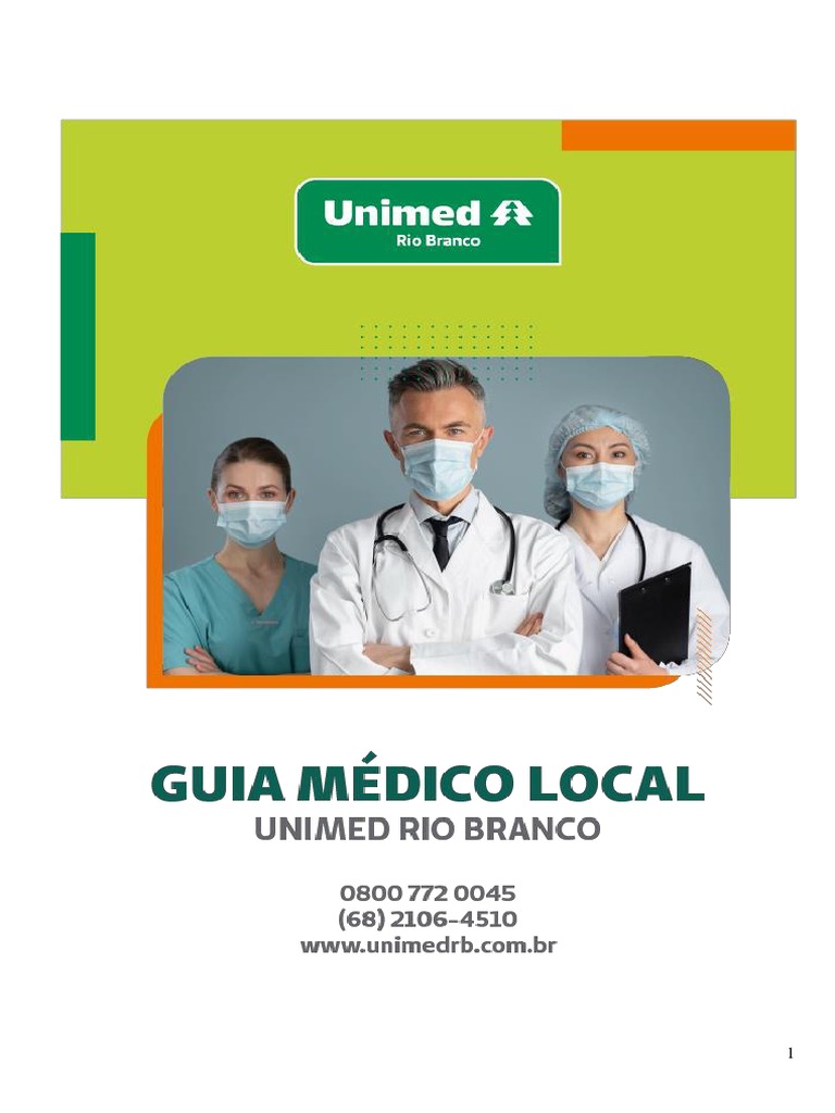 Guia Médico Unimed Rio Branco - 28.08.2023 | PDF | Ciências e Matemática