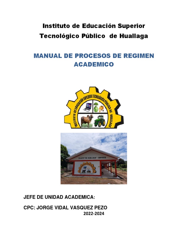 Manual de Procesos Academicos 2022 Modificado | PDF