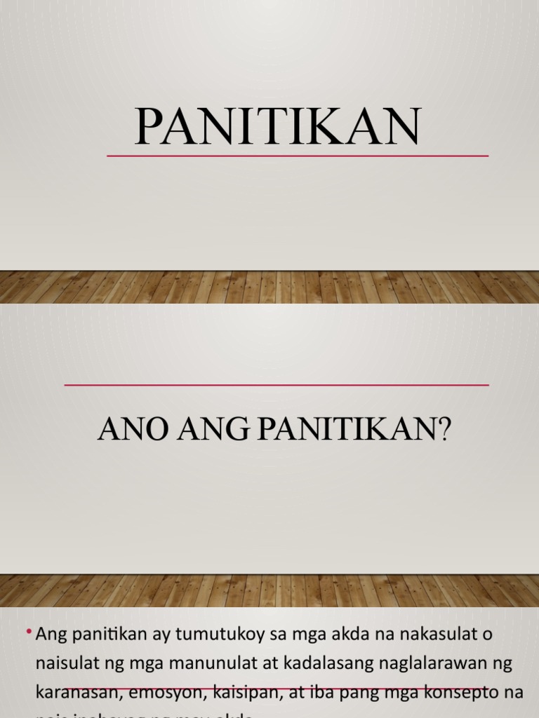 Panitikan | PDF