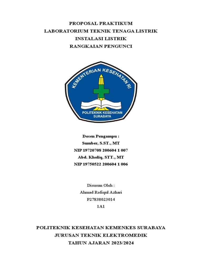 Lapres Rangkaian Pengunci Kepin | PDF