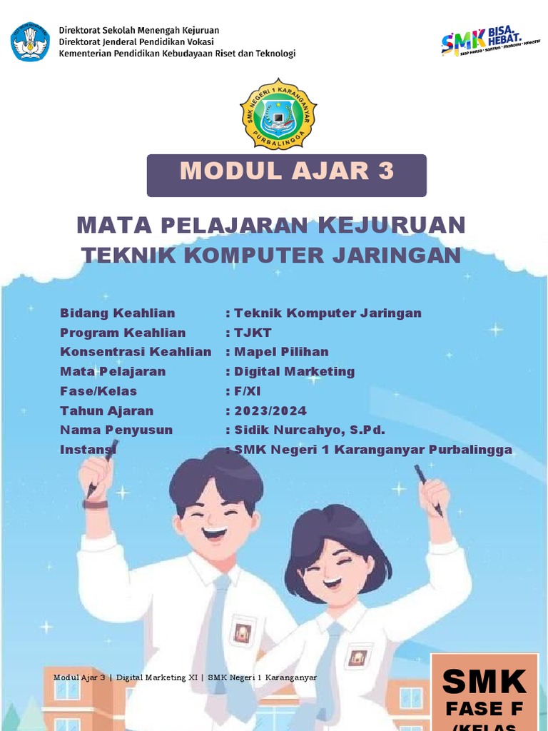 Modul Ajar 3 Melakukan Analisis Data | PDF | Karier & Perkembangan | Seni