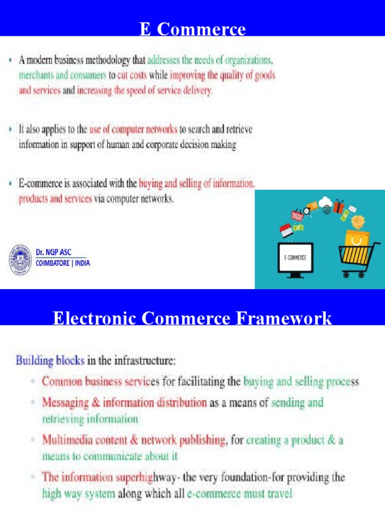 Unit 1 Ecom | PDF | Network Switch | E Commerce
