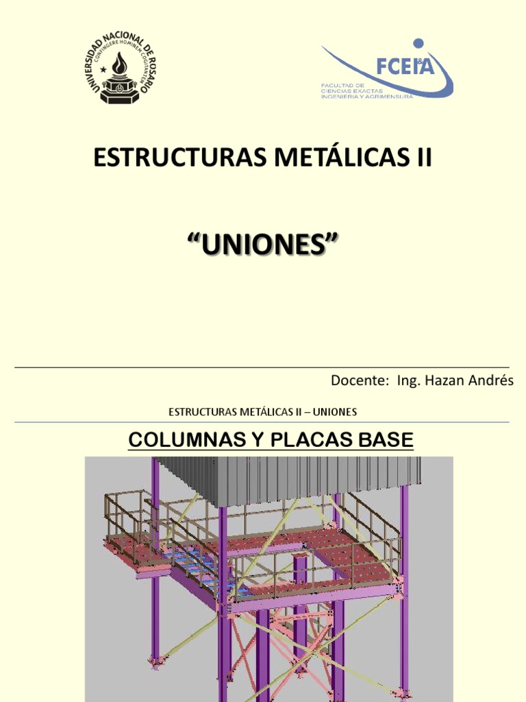 Uniones en Estructuras Metálicas | PDF | Arte | Tecnología