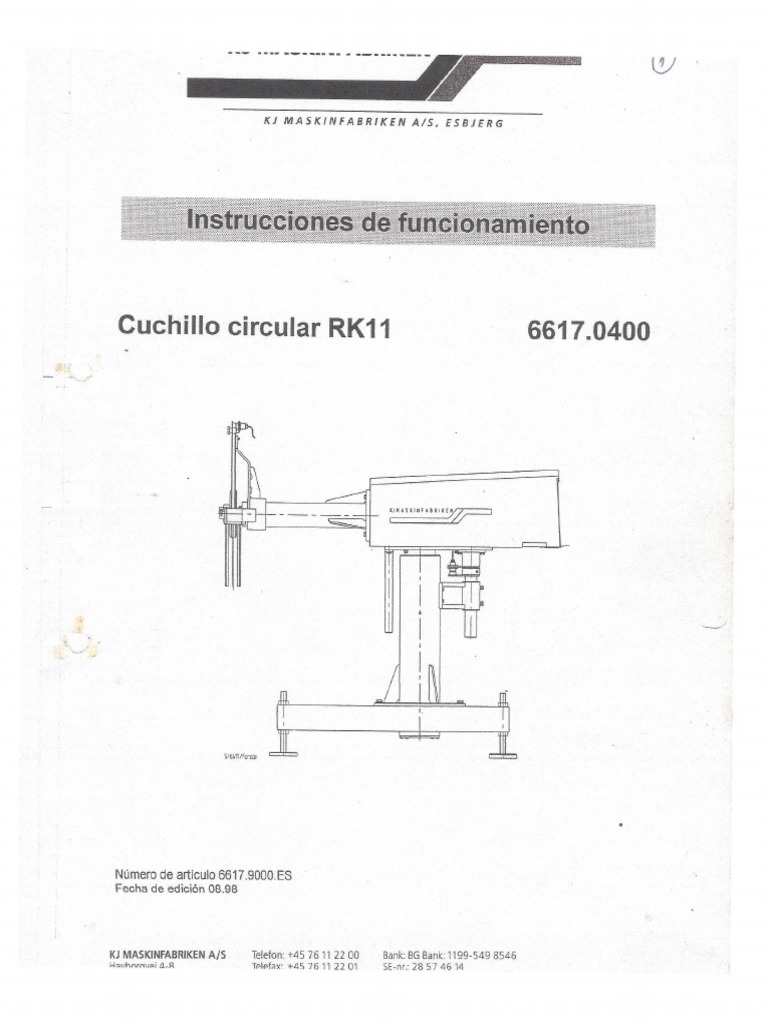 Sierra Circular RK11 | PDF