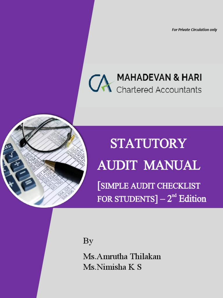 Audit Checklist Students Handbook 1692323050 | PDF | Income Statement ...