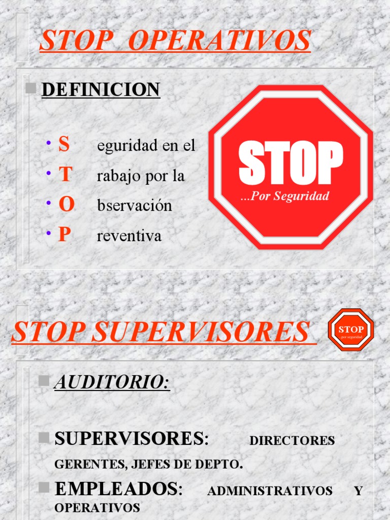 Manual Del Curso de (Stop) | PDF | Observación | Planificación