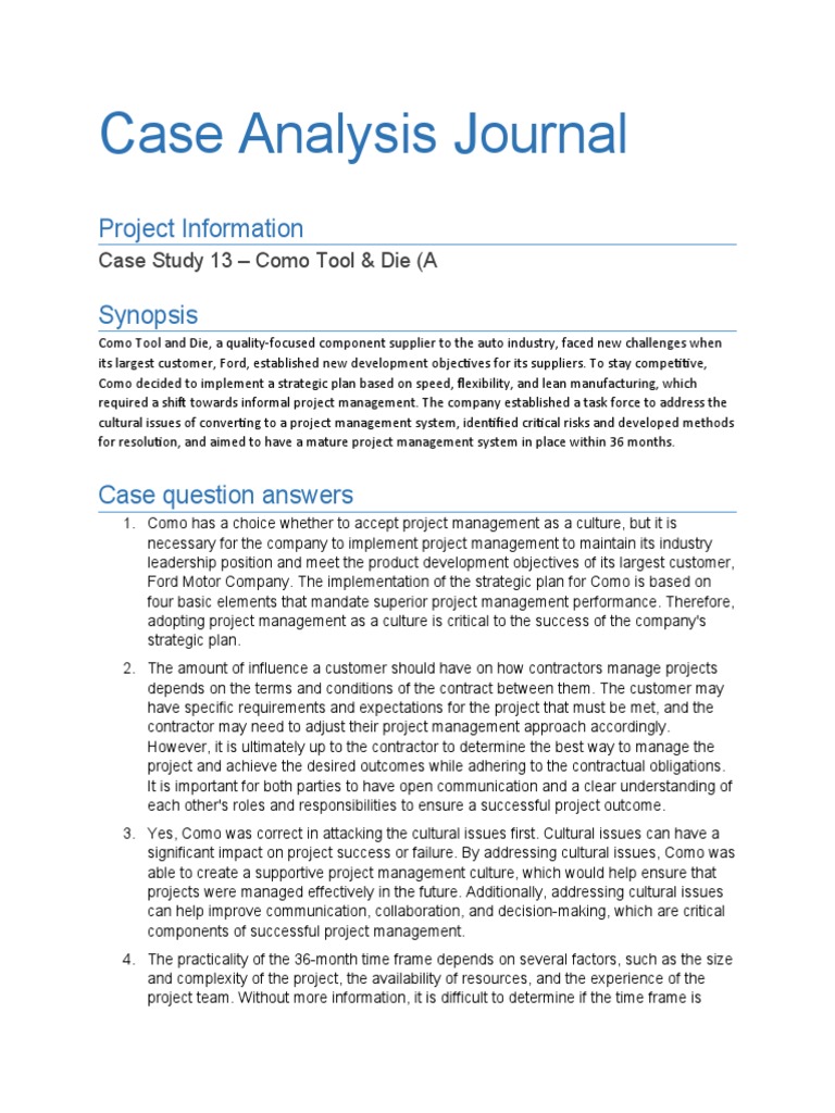 Case Study 12 - Photolite Corporation (B) | PDF