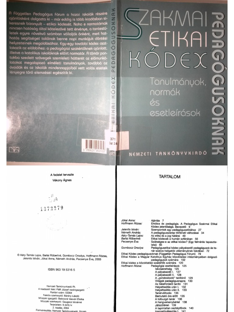 HOFFMANN Szakmai Etikai Kodex | PDF