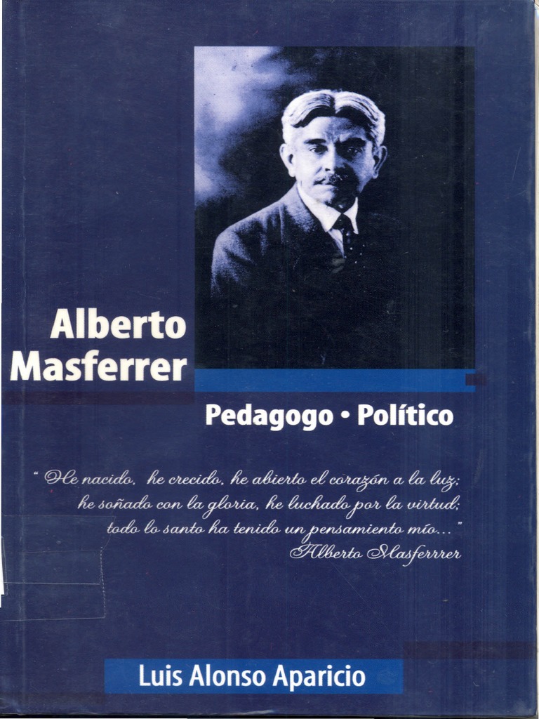 Alberto Masferrer Pedagogo Político | PDF | El Salvador | México