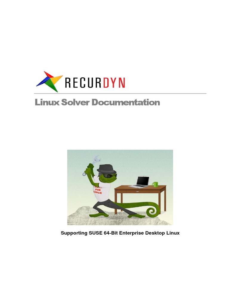 RecurDyn Linux Documentation | PDF | Installation (Computer Programs) | Linux