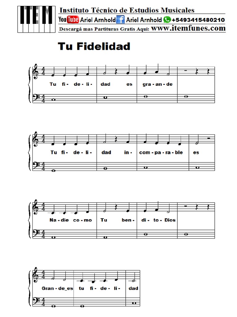 Tu Fidelidad | PDF