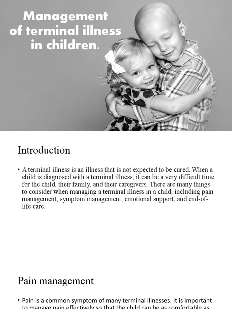 Managing Terminal Illness in Children | PDF | Terminal Illness | End Of ...
