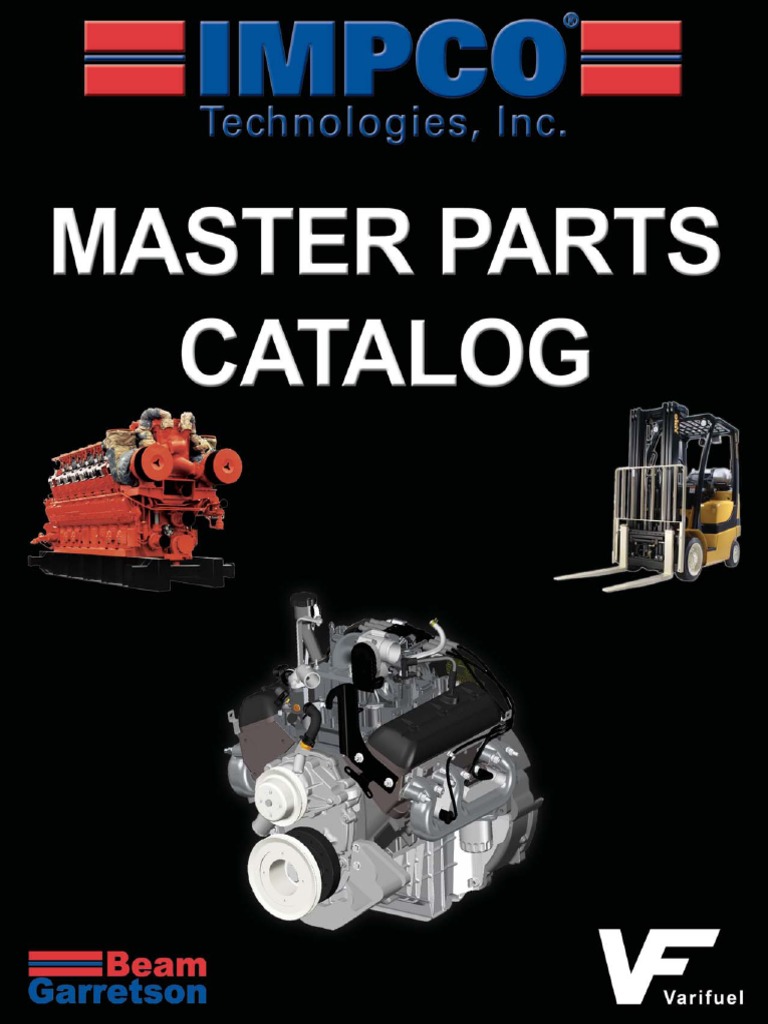 IMPCO Master Parts Catalog 2010 | PDF | Carburetor | Manufactured Goods