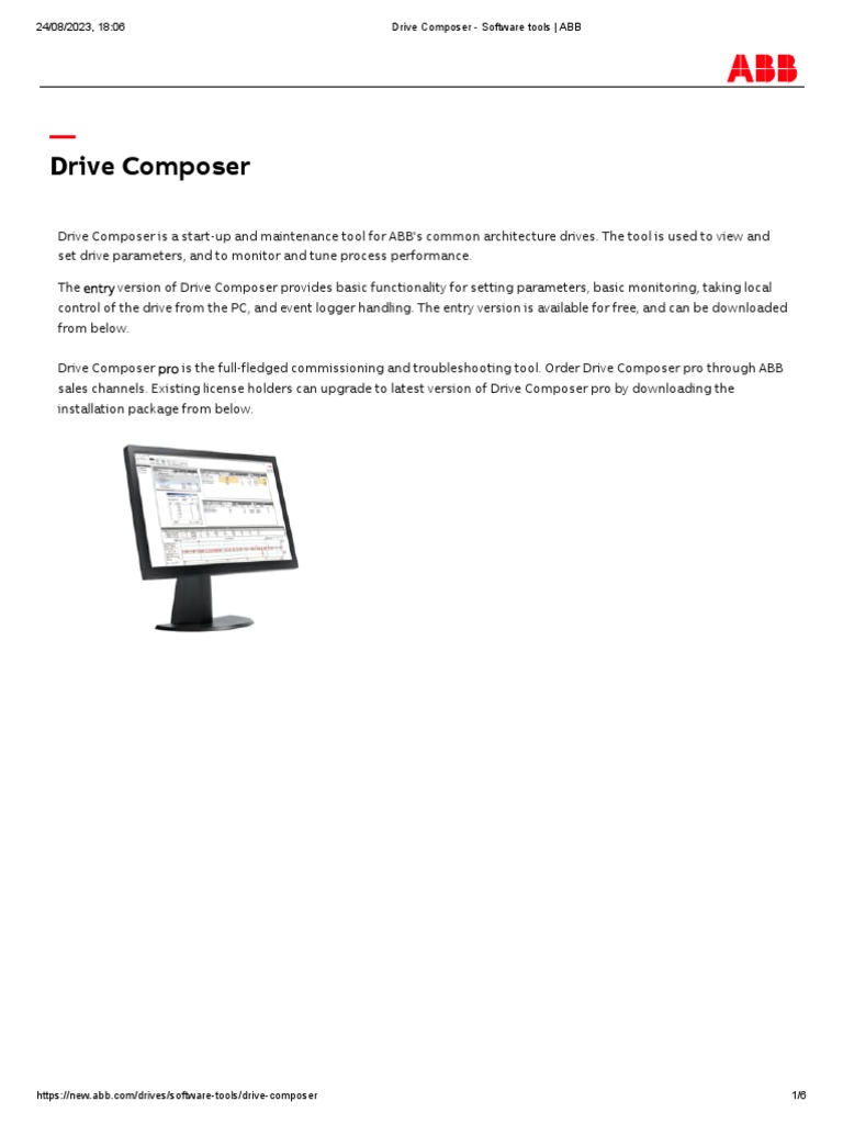 Drive Composer - Software Tools - ABB | PDF | Security | Computer Security