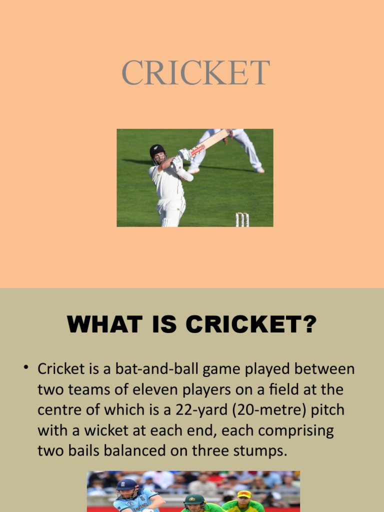 Cricket | PDF | Sports & Recreation