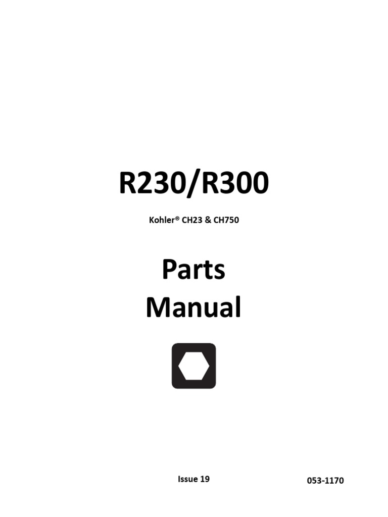 R300 Parts Manual | PDF | Vehicle Technology | Manufactured Goods