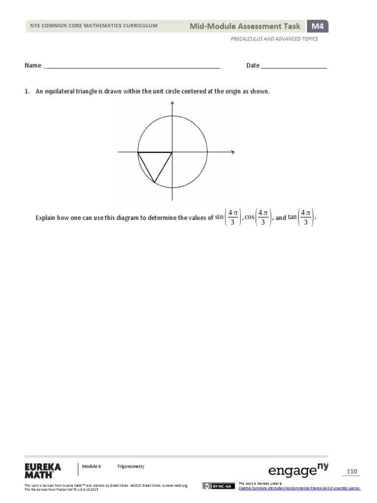 Precalculus m4 Mid Module Assessment | PDF | Elementary Mathematics ...