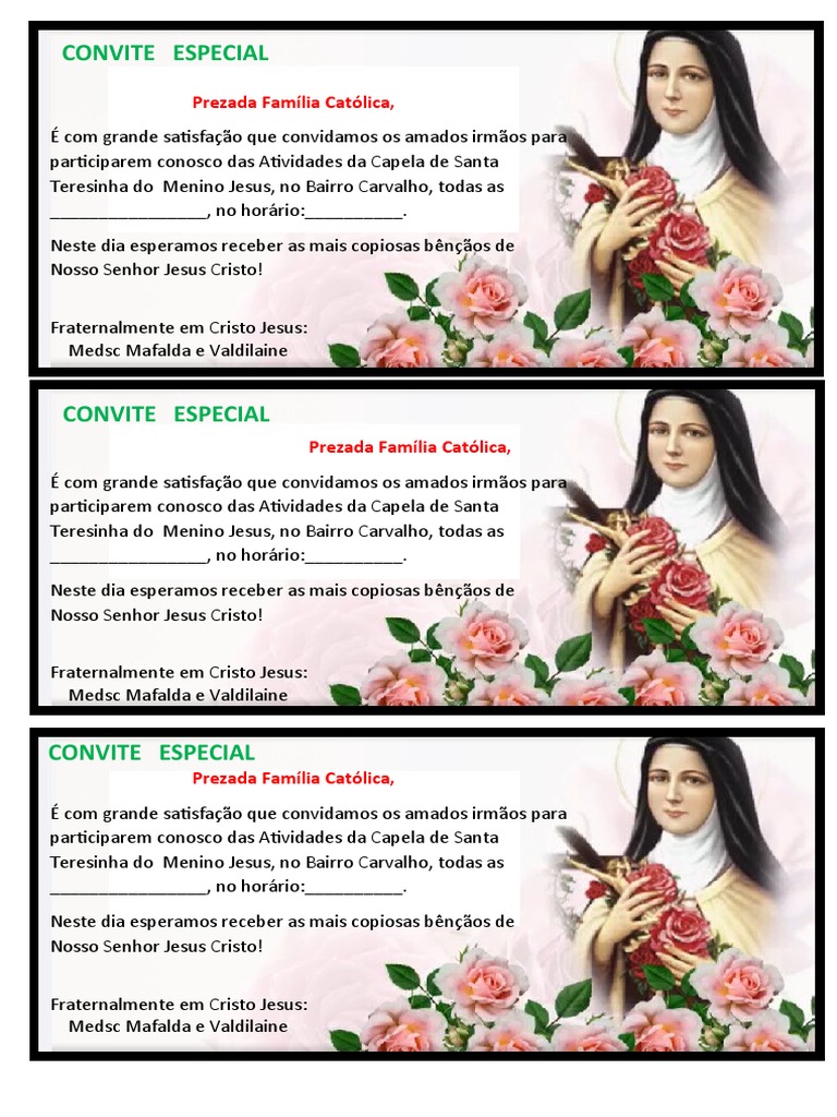 Prezada Família Católica | PDF