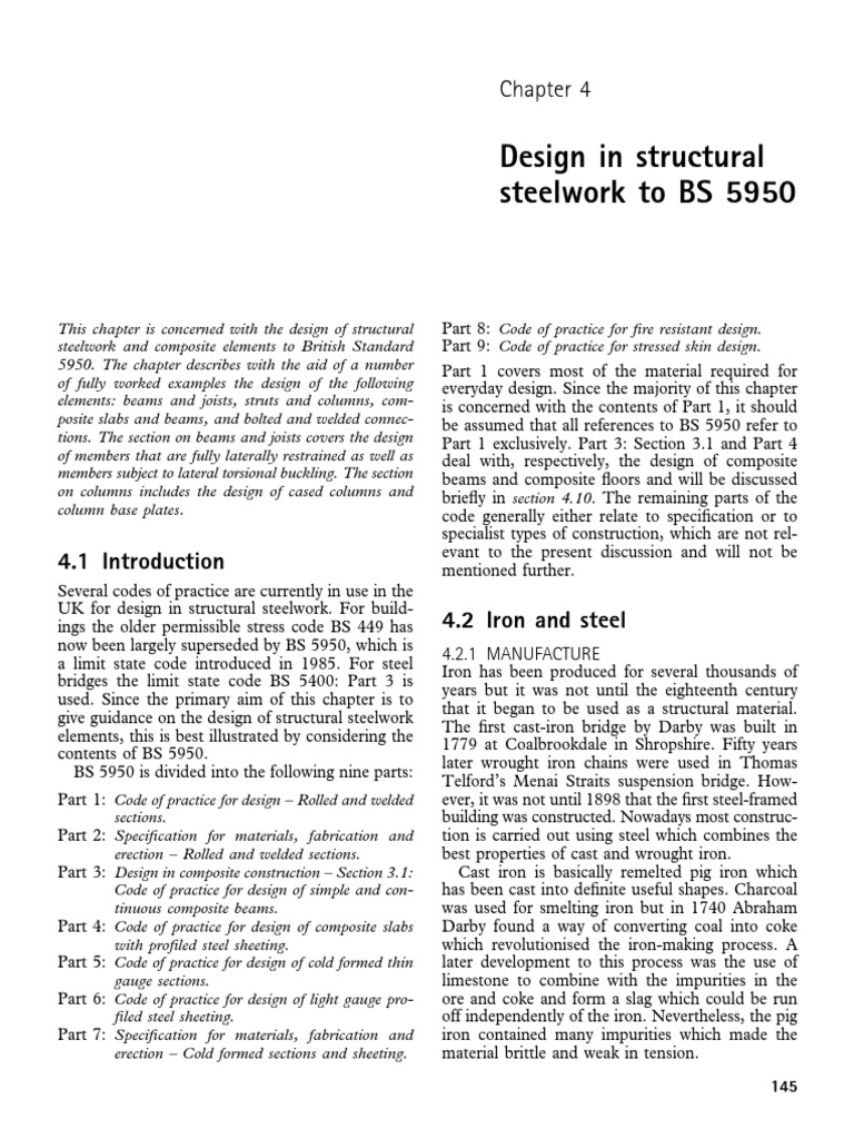 Steel Design of Beams | PDF | Deformation (Engineering) | Buckling