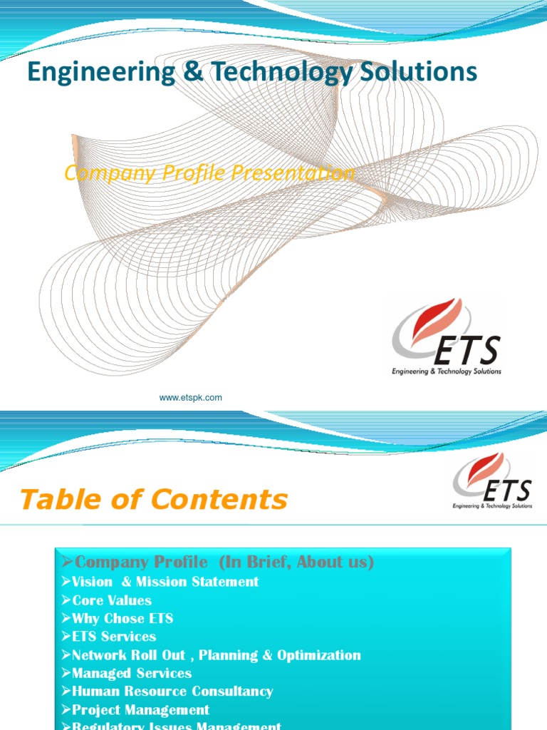ETS Company Profile V6.0 | Download Free PDF | Human Resource ...