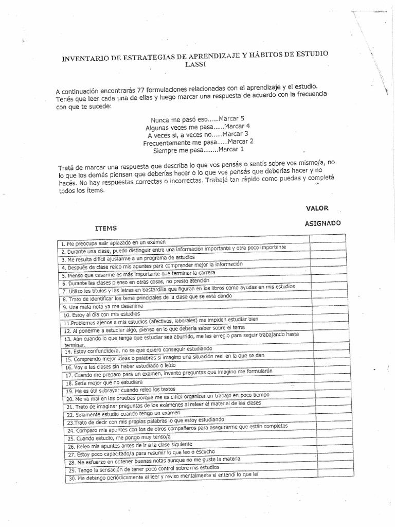 Protocolo LASSI | PDF