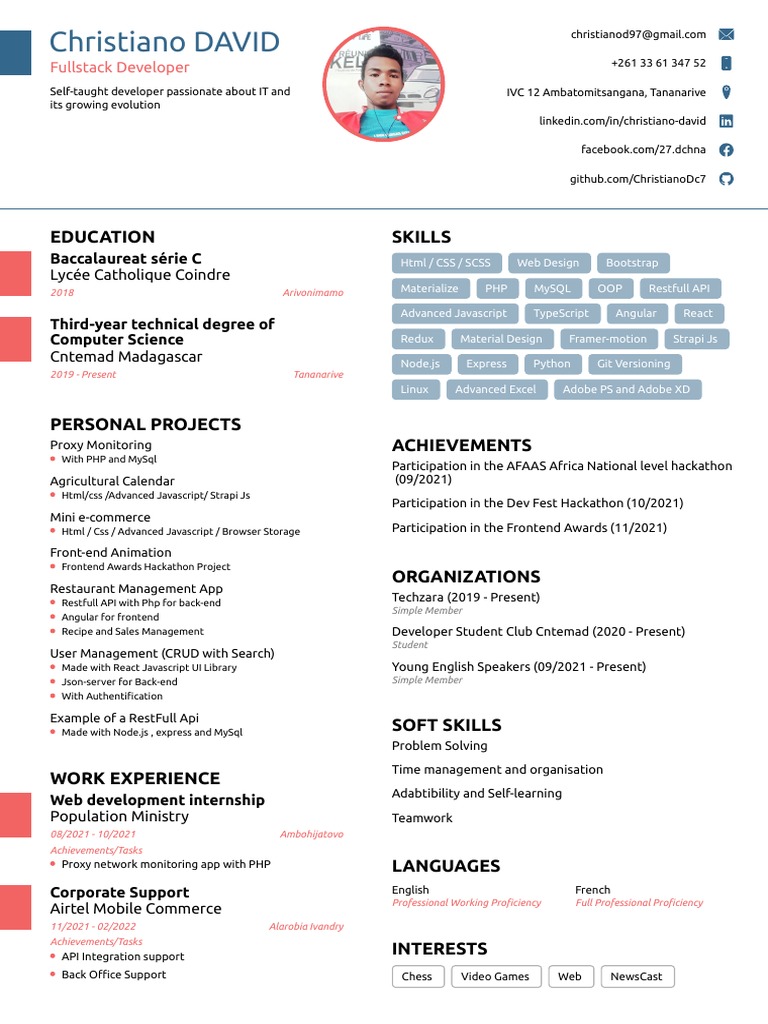 Resume 8648934bcfebc7eab736 | Download Free PDF | Java Script | Mobile App