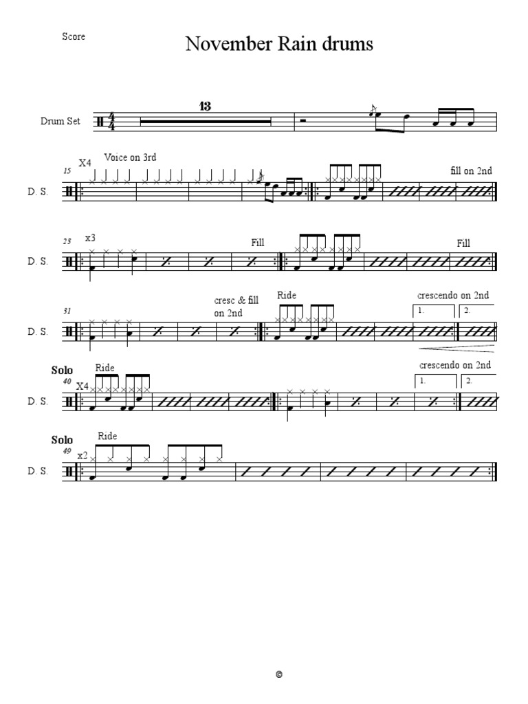 November Rain | PDF