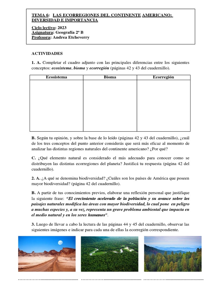 Tema 6 Geo 2023 | PDF