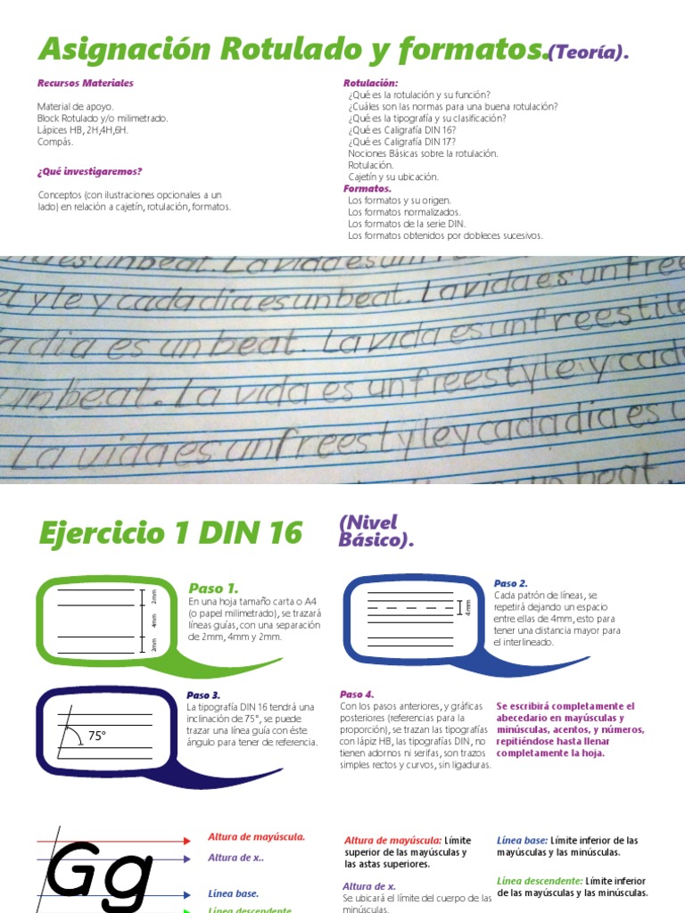 Rotulado DIN 16 | PDF | Tipografía | Diseño de comunicacion