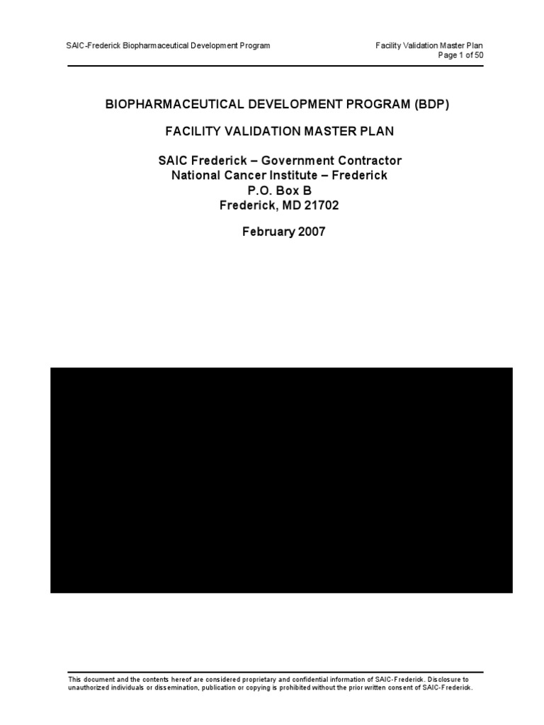 Validation Master Plan | PDF | Verification And Validation ... Validation Master Plan | PDF | Verification And Validation ...