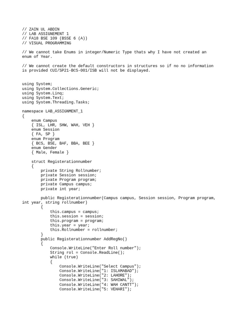 Lab Assignment 1 Pdf Software Engineering Computer Science