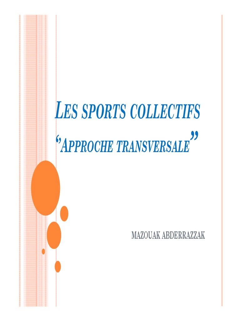 Les Approches Aps | PDF | Volley-ball | Football