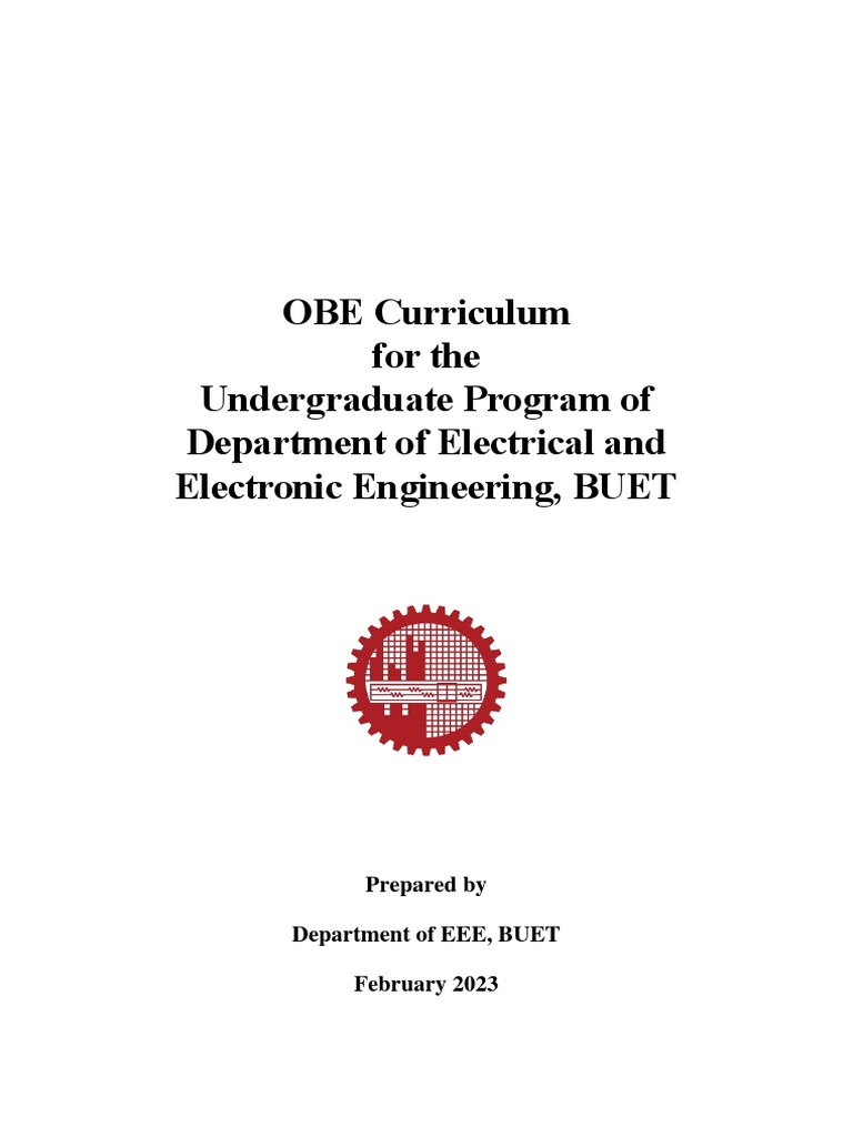 Buet Eee Ug Obe 2023 02 20 | PDF | Electric Motor | Amplifier