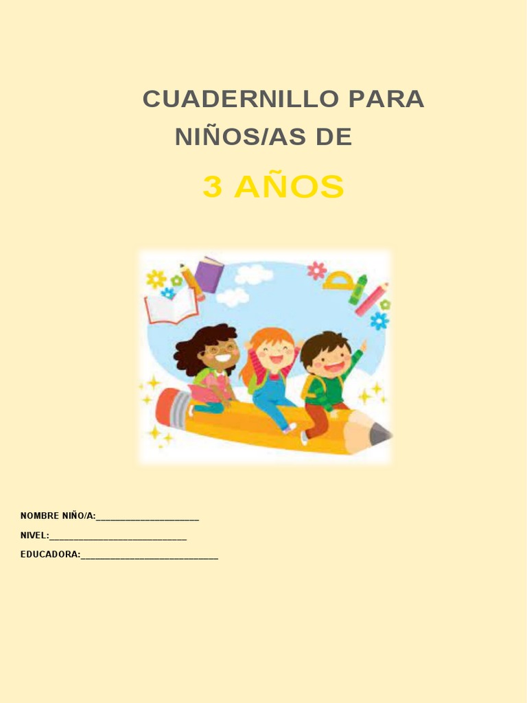 Cuadernillo 3 aÑOS | PDF