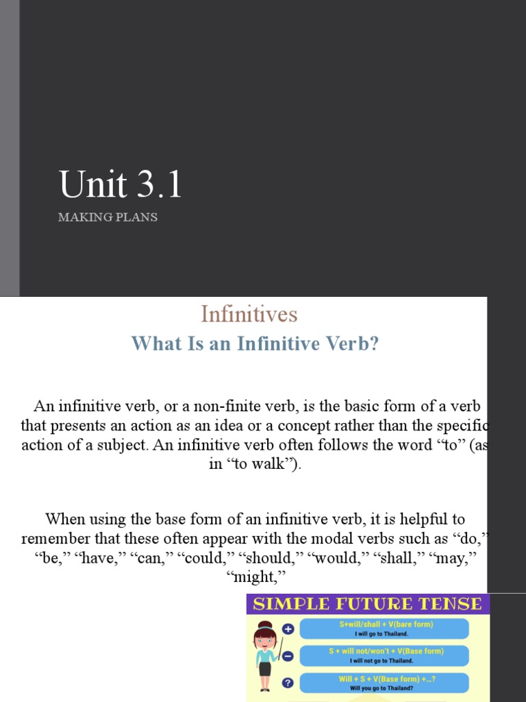 Unit 3 (Future Tenses) | PDF