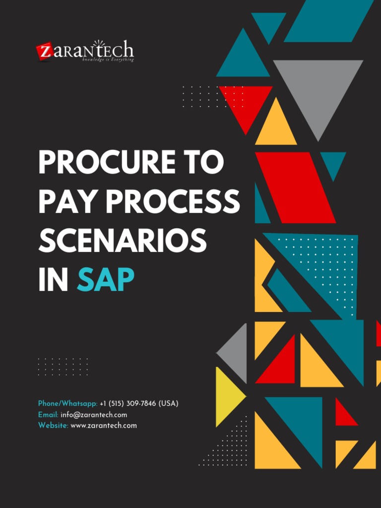 Procure To Pay Process Scenarios in SAP | PDF | Receipt | Business