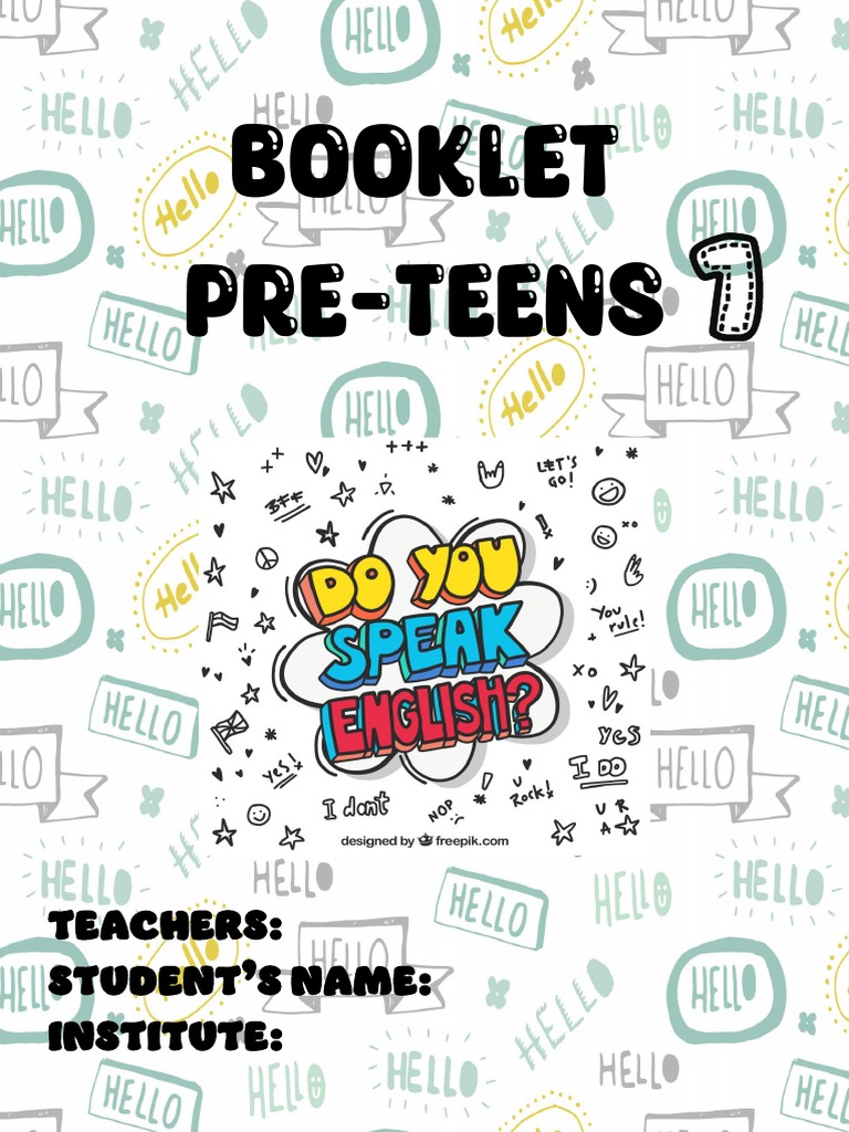Booklet Pre-Teens 1 (Tatiana Sola) | PDF