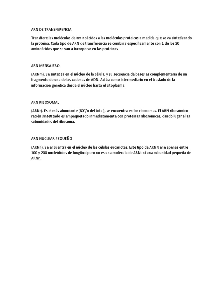 Arn de Transferencia | PDF