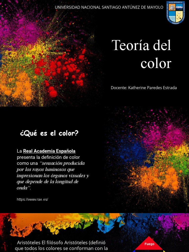 Teoría Del Color | PDF | Color | Amarillo