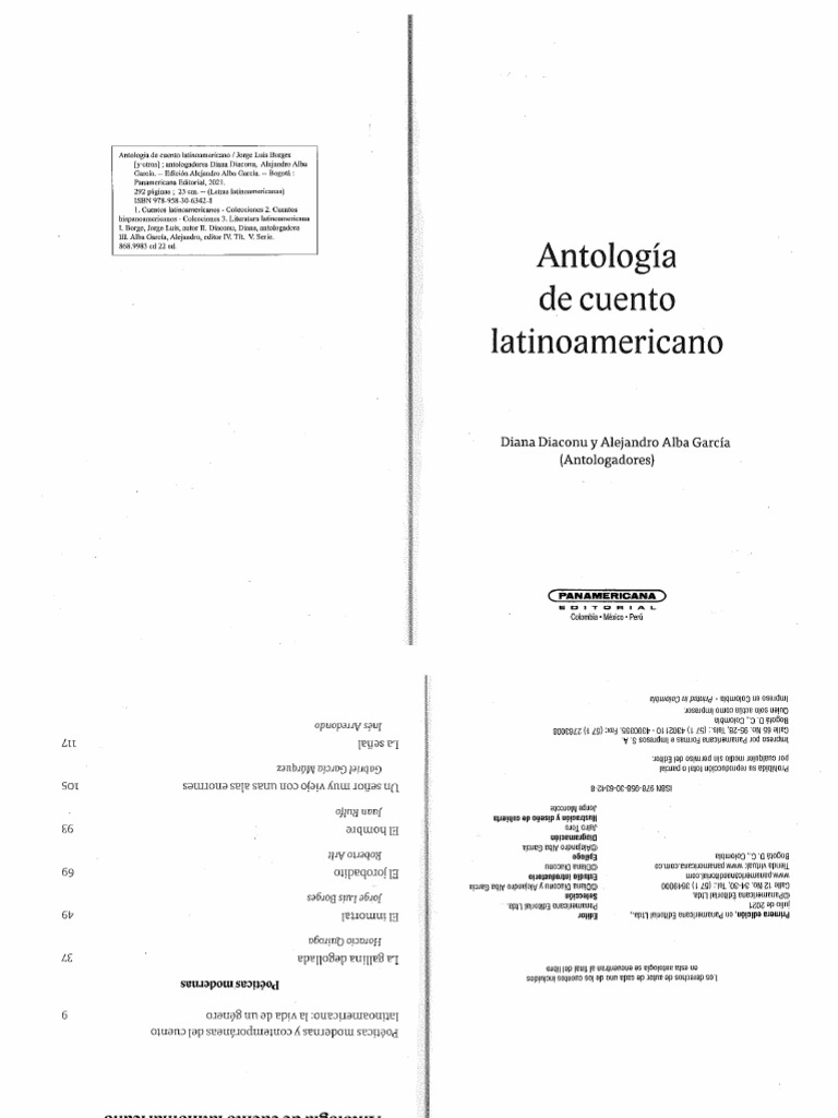 Prologo Antología de Cuento Latinoamericano | PDF