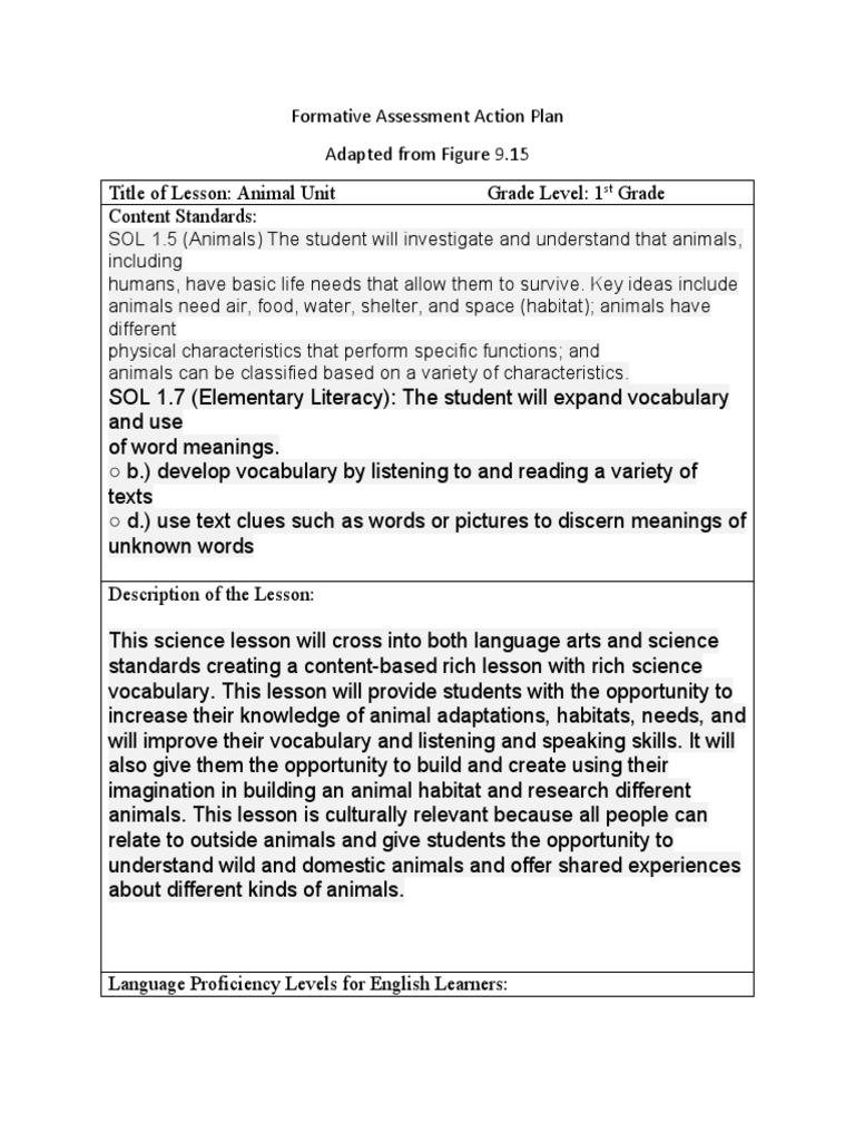 Annotated-modified 20lesson 20plan 20 233 20 20formative 20assessment 