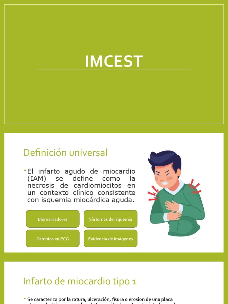 Iamcest | PDF | Infarto de miocardio | Isquemia