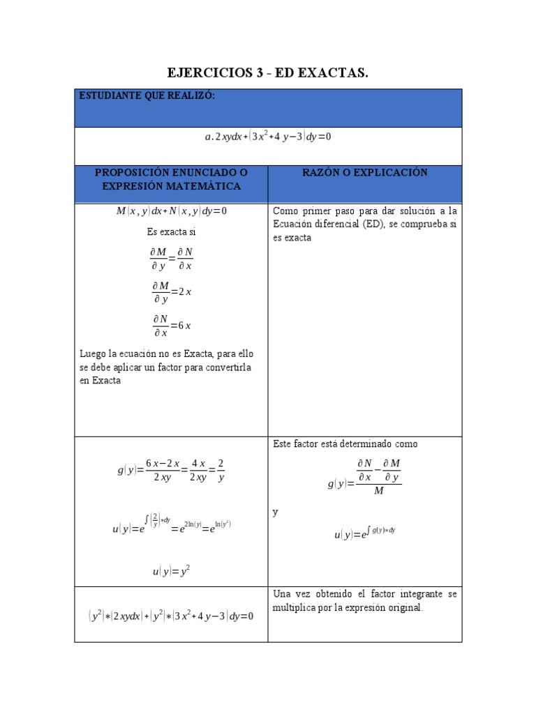 Ejercicios 3a | PDF | Integral | Funciones y mapeos