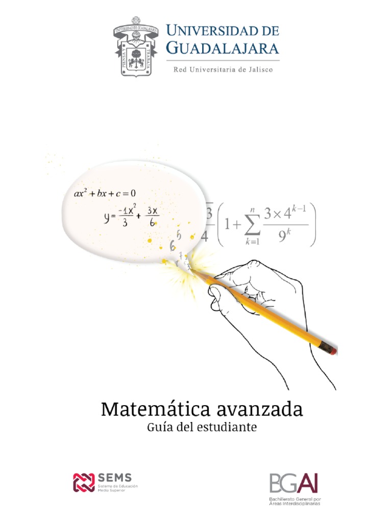 Guía para El Estudiante Matemática Avanzada | PDF | Derivado | Evaluación