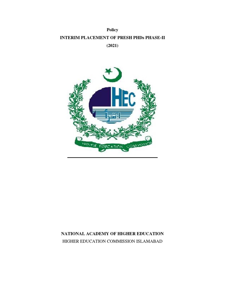 IPFP Phase-II Policy Overview | PDF | Cost Of Living | Doctor Of Philosophy