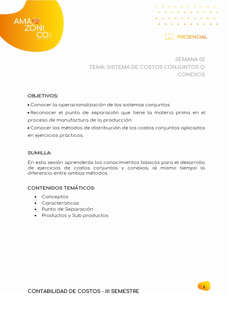 Sistema de Costos Conjuntos o Conexos | PDF | Residuos | Contabilidad